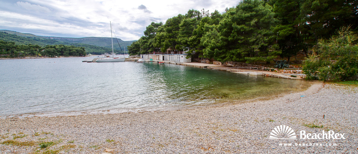 Beach Banj - Stari Grad - Island Hvar - Dalmatia Split - Croatia ...