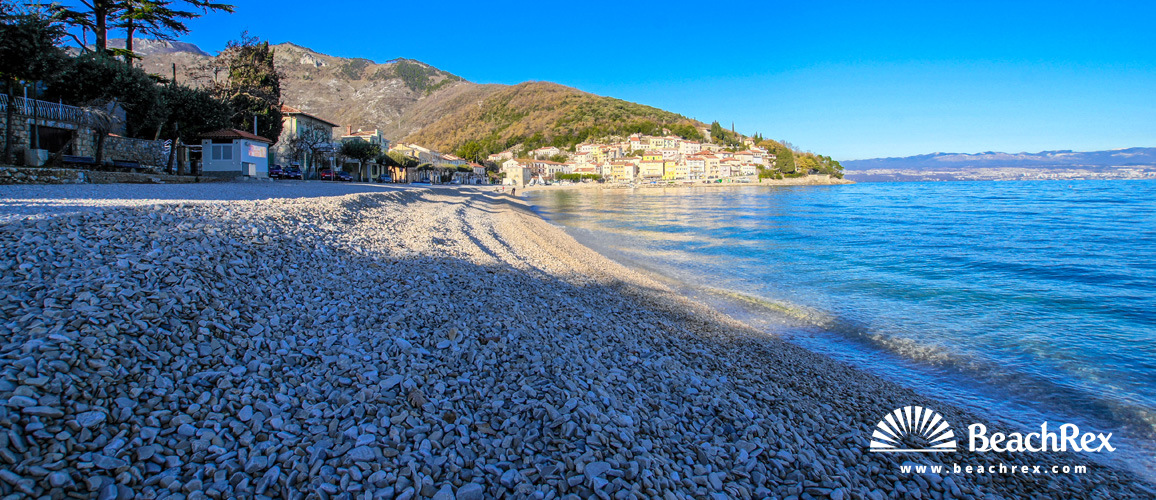 Plaža Sipar - Mošćenička Draga - Kvarner - Hrvatska | Beachrex.com