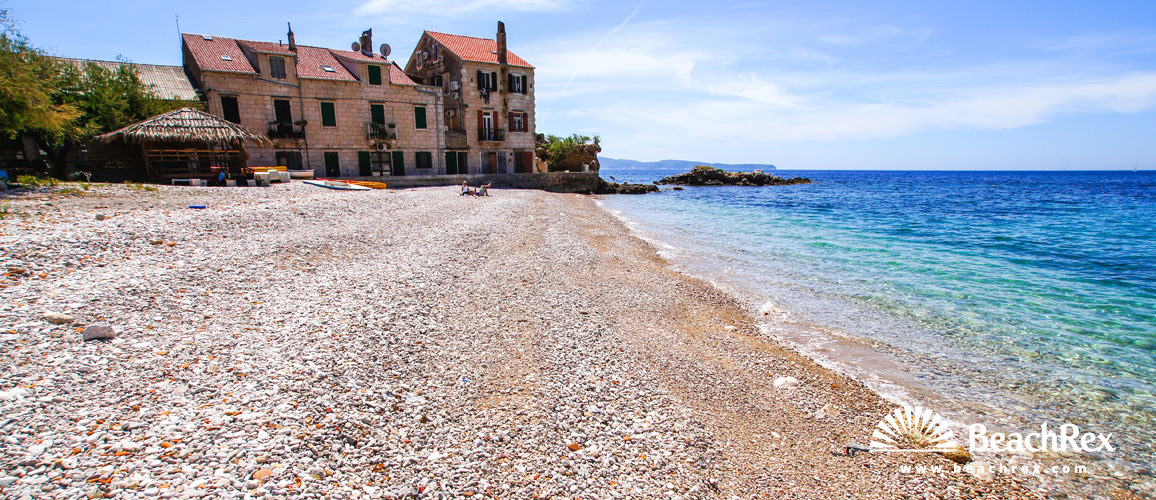 Beach Lucica - Komiža - Island Vis - Dalmatia Split - Croatia ...