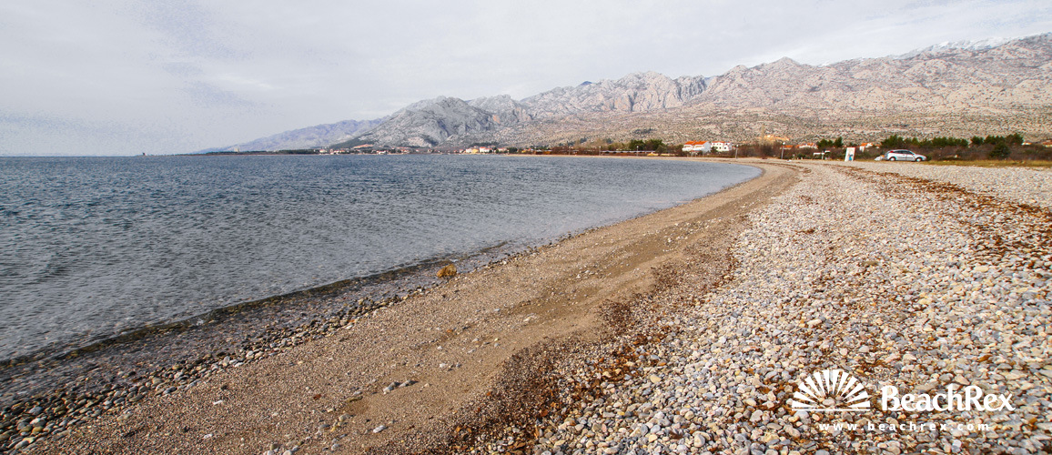 Beach Pisak - Seline - Dalmatia Zadar - Croatia | Beachrex.com