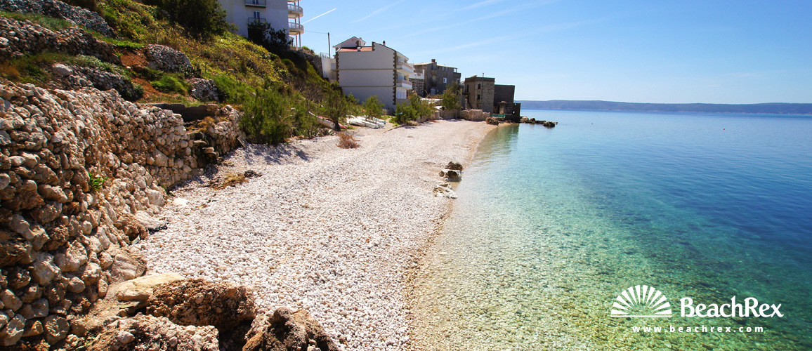 Beach Vodice - Drašnice - Dalmatia Split - Croatia | Beachrex.com