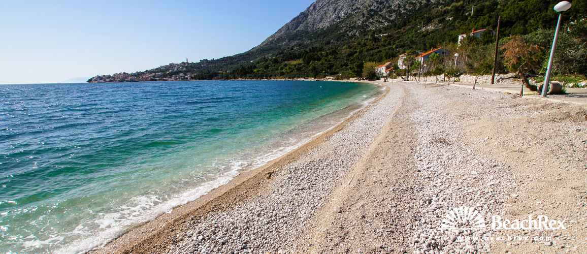 Plaža Porat - Živogošće - Dalmacija Split - Hrvatska | Beachrex.com