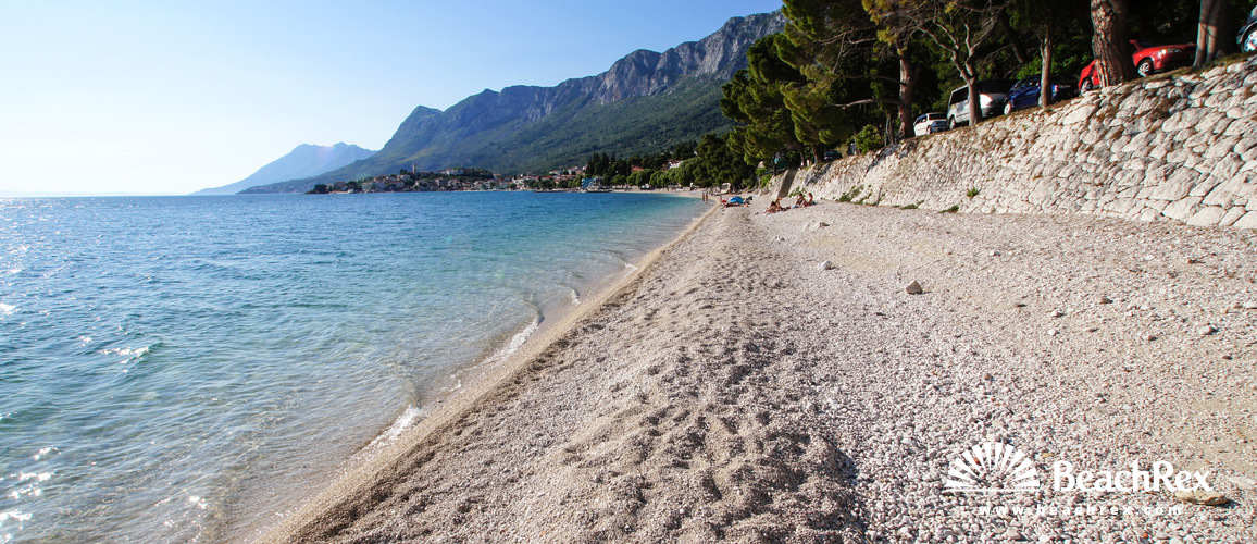 Beach Gradac - Gradac - Dalmatia Split - Croatia | Beachrex.com