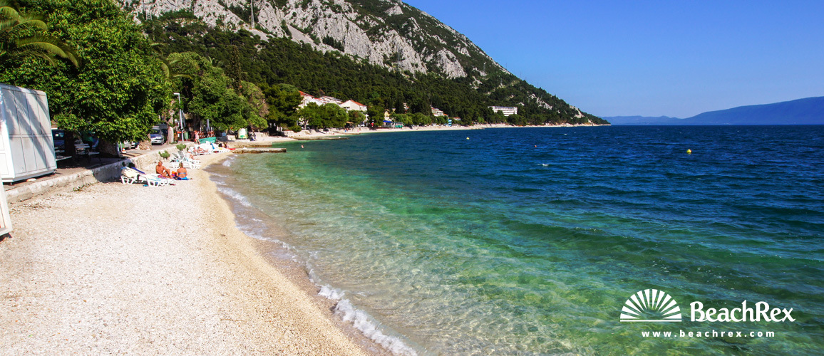 Beach Gradac - Gradac - Dalmatia Split - Croatia | Beachrex.com