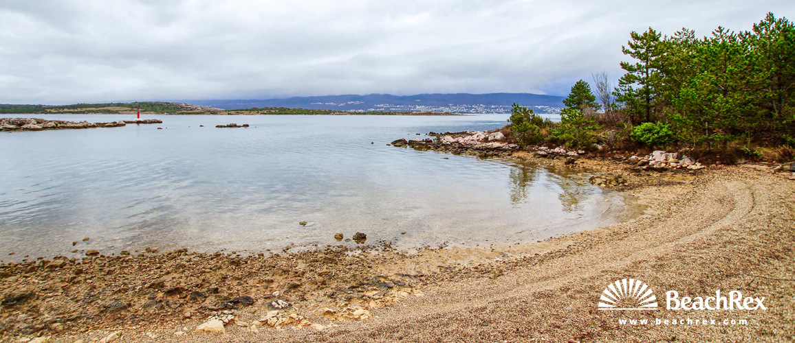 Spiaggia Ladinka - Klimno - Isola Krk - Kvarner - Croazia | Beachrex.com