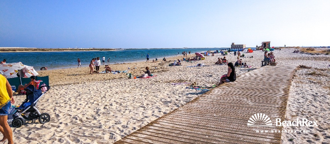 Praia da Fuseta-Ria - Fuseta - Algarve - Portugal | Beachrex.com